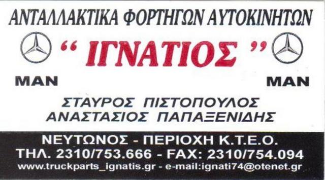 spotter.gr | ΙΓΝΑΤΙΟΣ Ανταλλακτικά Φορτηγών Αυτοκινήτων - ανταλλακτικά ...